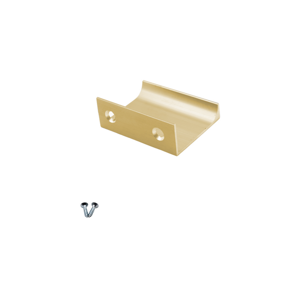 Griffleiste Kantengriff 32mm (52mm Gesamtlänge) - Gold - Furnica